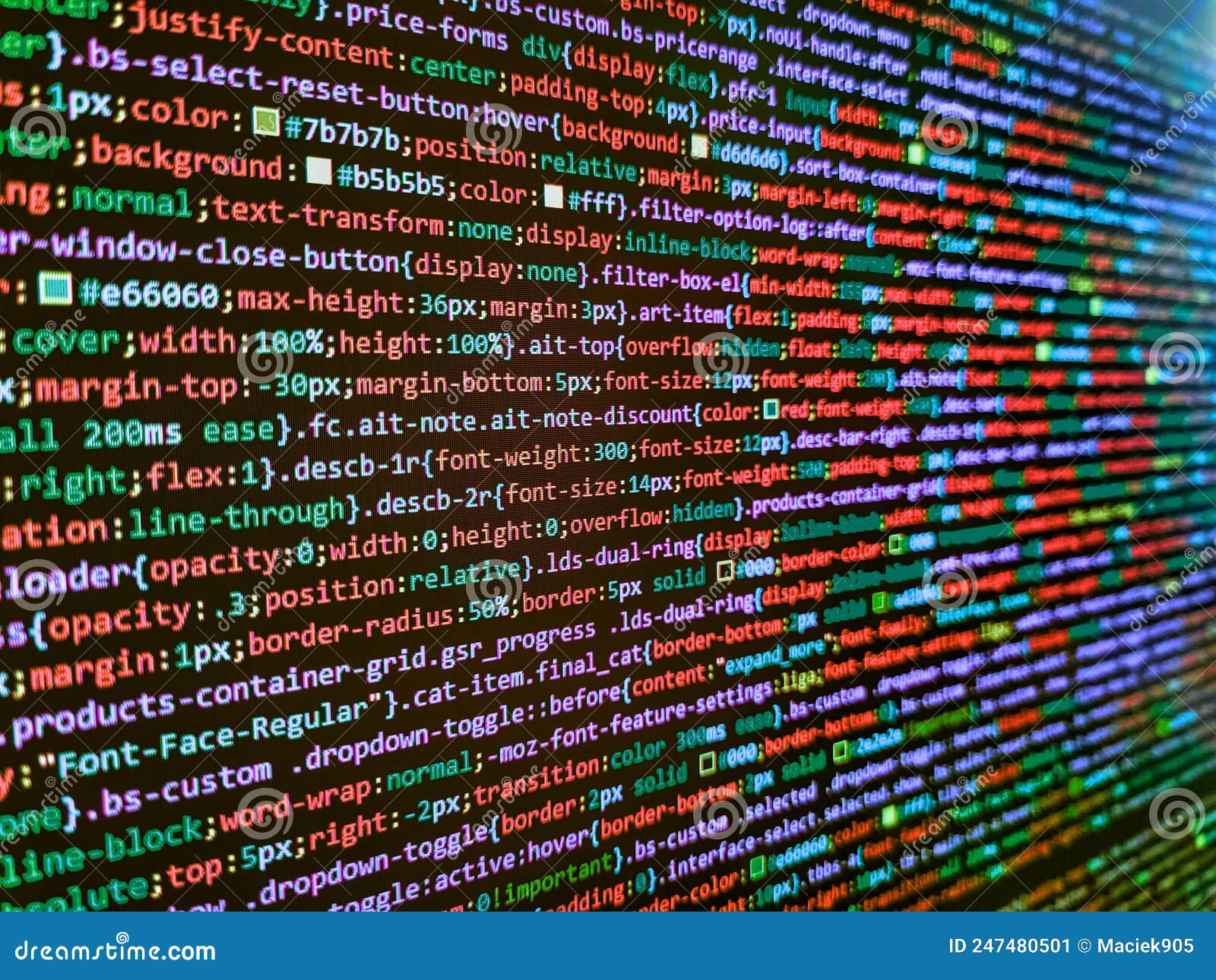 Web or Application Development, Business and Technology Concept ...