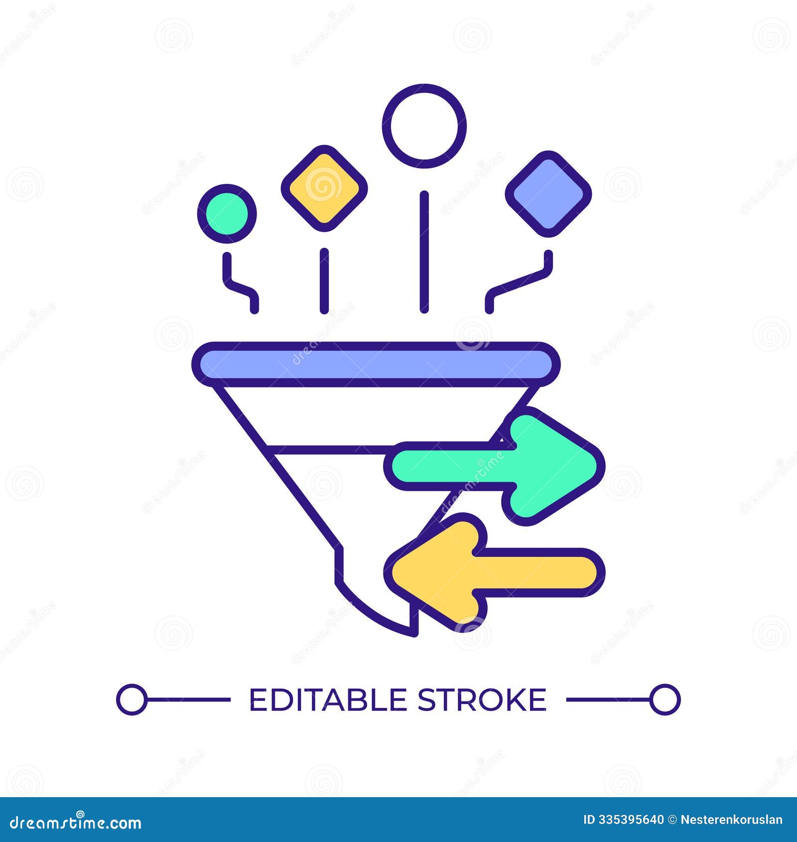 Web Application Firewall RGB Color Icon Stock Illustration ...