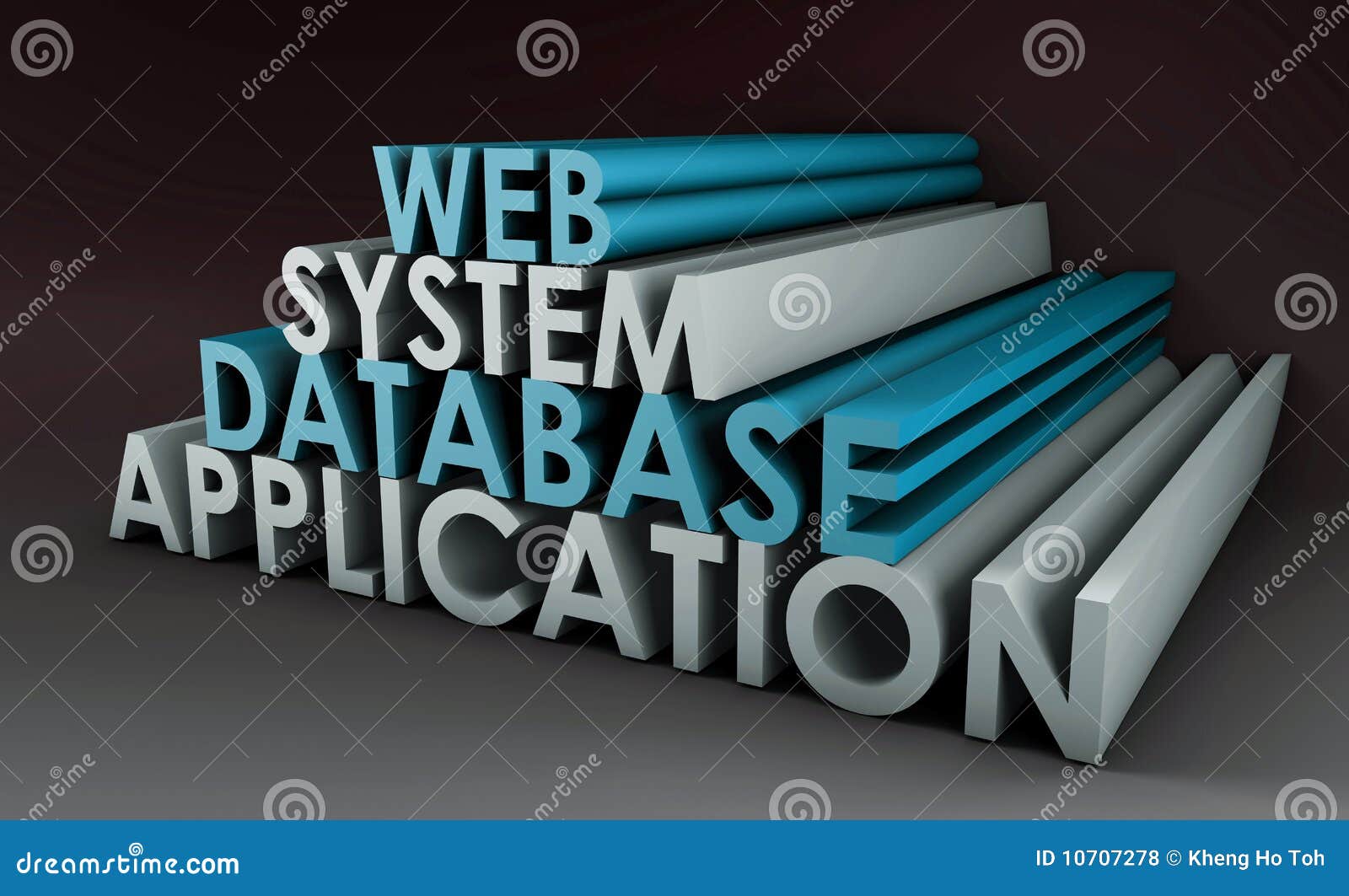 Web Application System stock illustration. Illustration of requirement ...