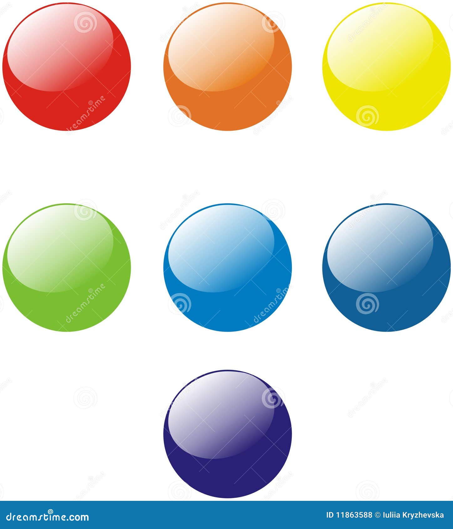 Web aqua buttons stock illustration. Illustration of shine - 11863588