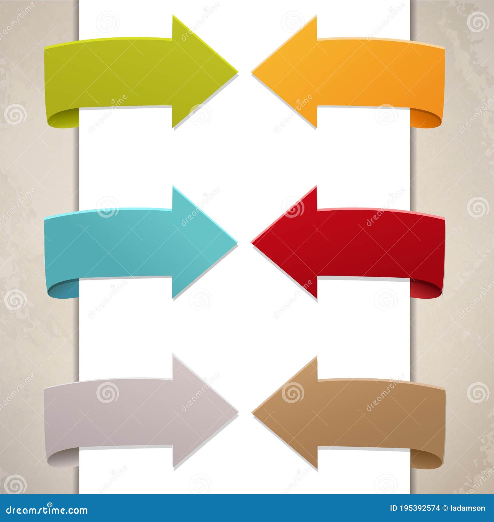 Web Arrows stock vector. Illustration of chart, orange - 195392574