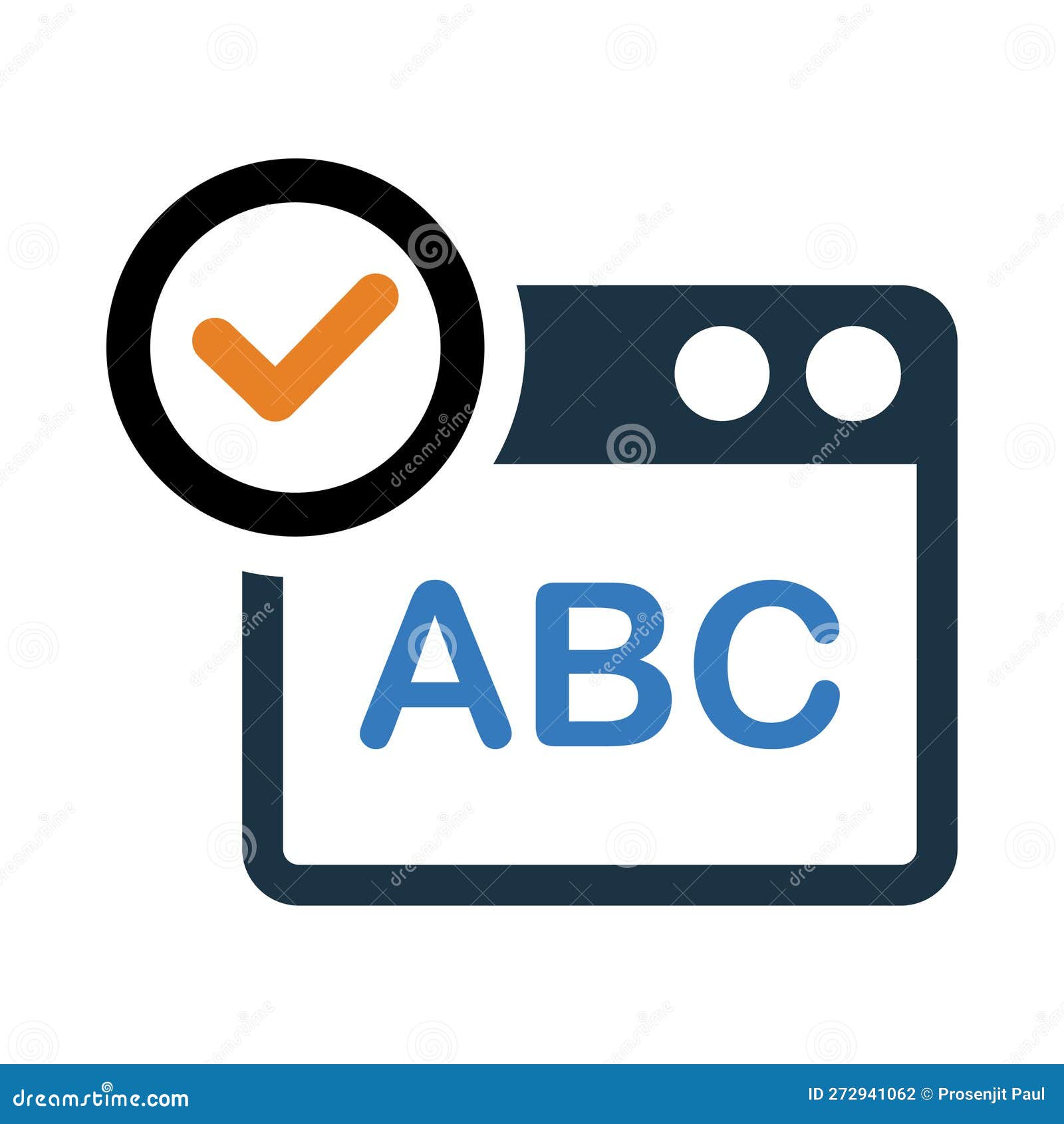 Web, Autocorrect, Computer, Online Text Autocorrect Icon Stock Vector ...