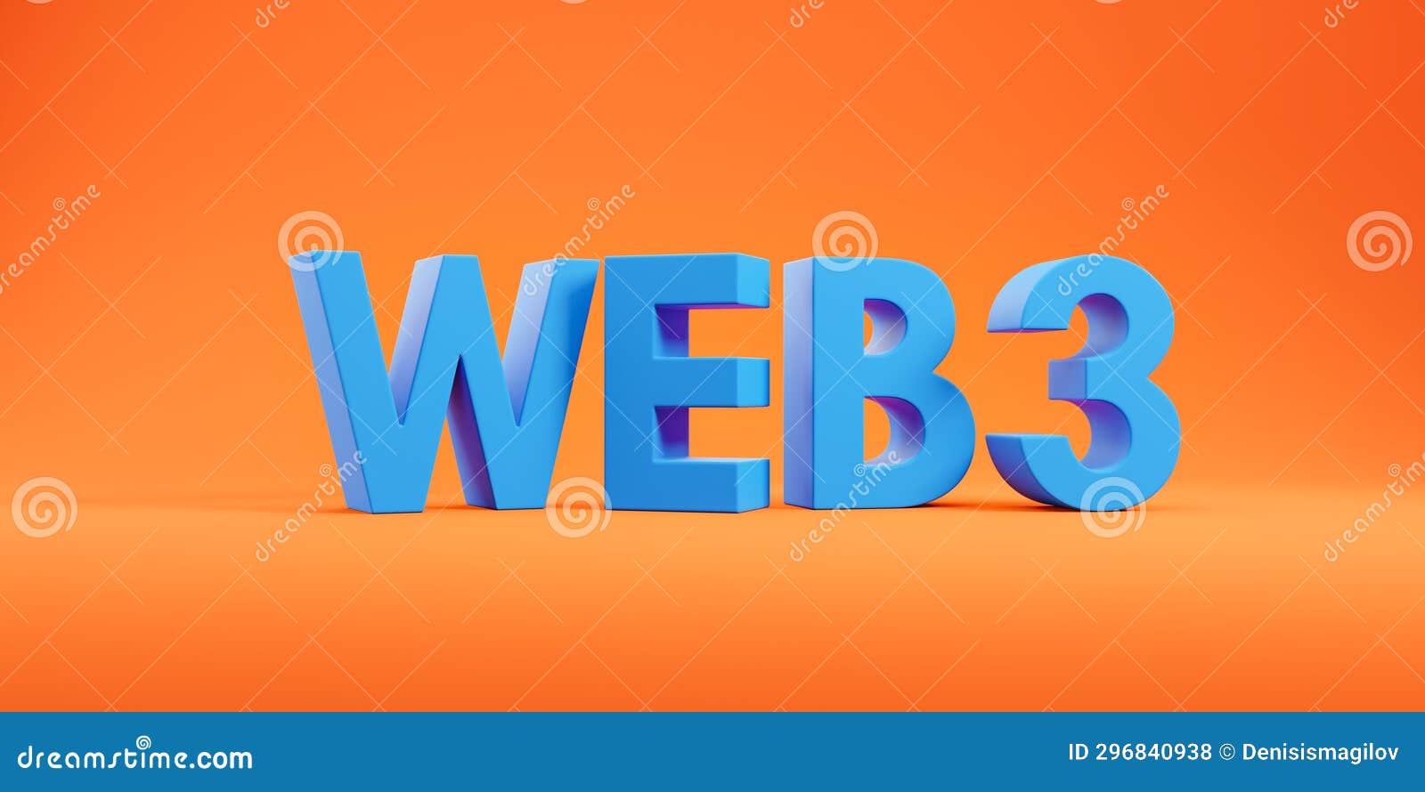 Web3 Background. Blue Dark Wallpaper With Connected World Wide Web ...