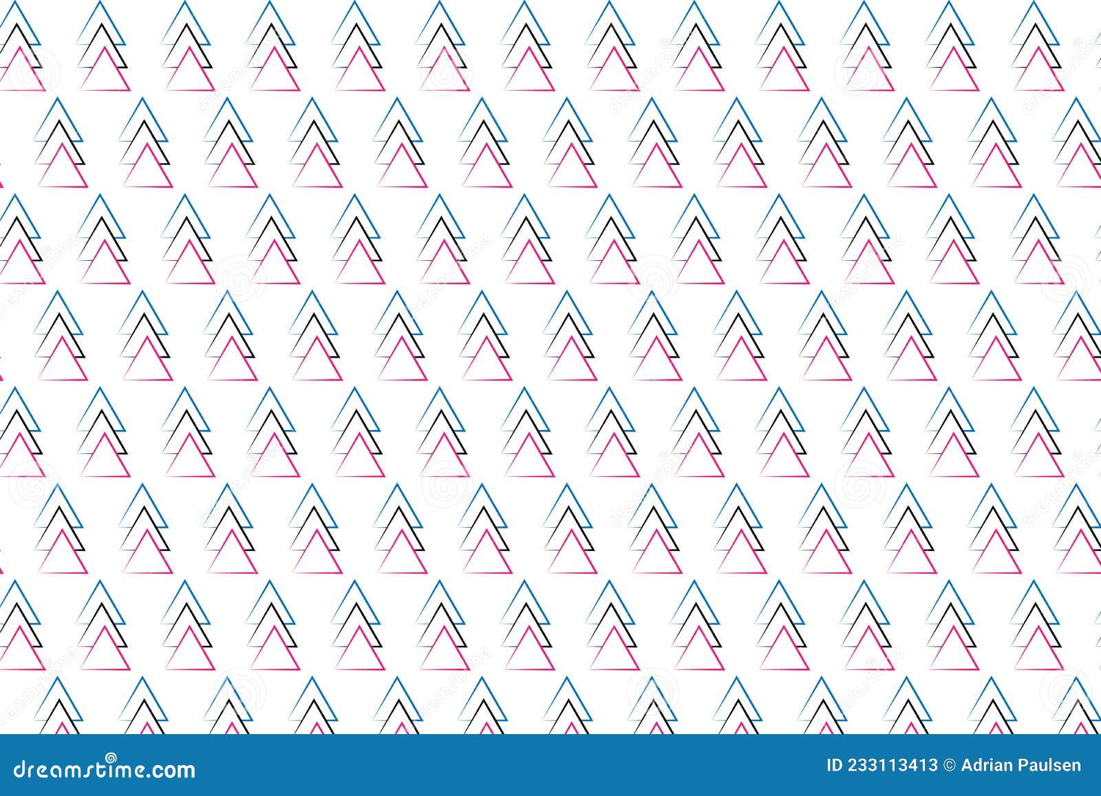 Pattern Background with Multiple Colour Triangles Stock Illustration ...