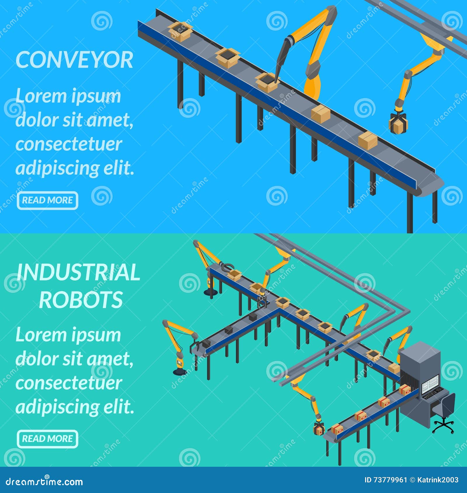 Automated Conveyor And Boxes Line And Solid Icon, Delivery Logistics ...