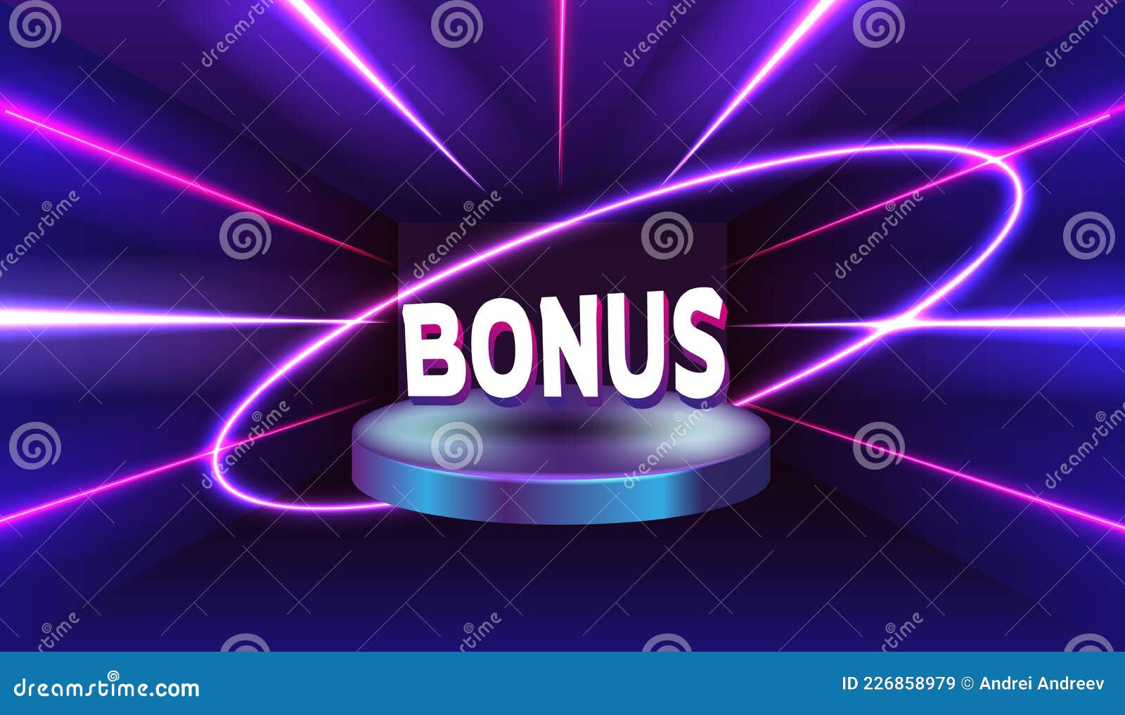 Web Banner Bonus Sign Letters 3d Isolated Design Elements Stock Vector ...
