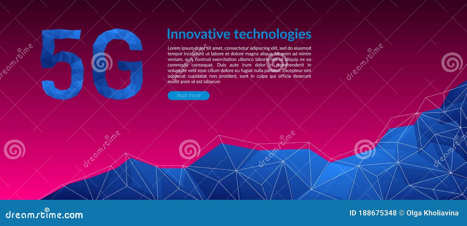 Web Banner Concept, Fifth Generation Network New Technologies, 5G ...