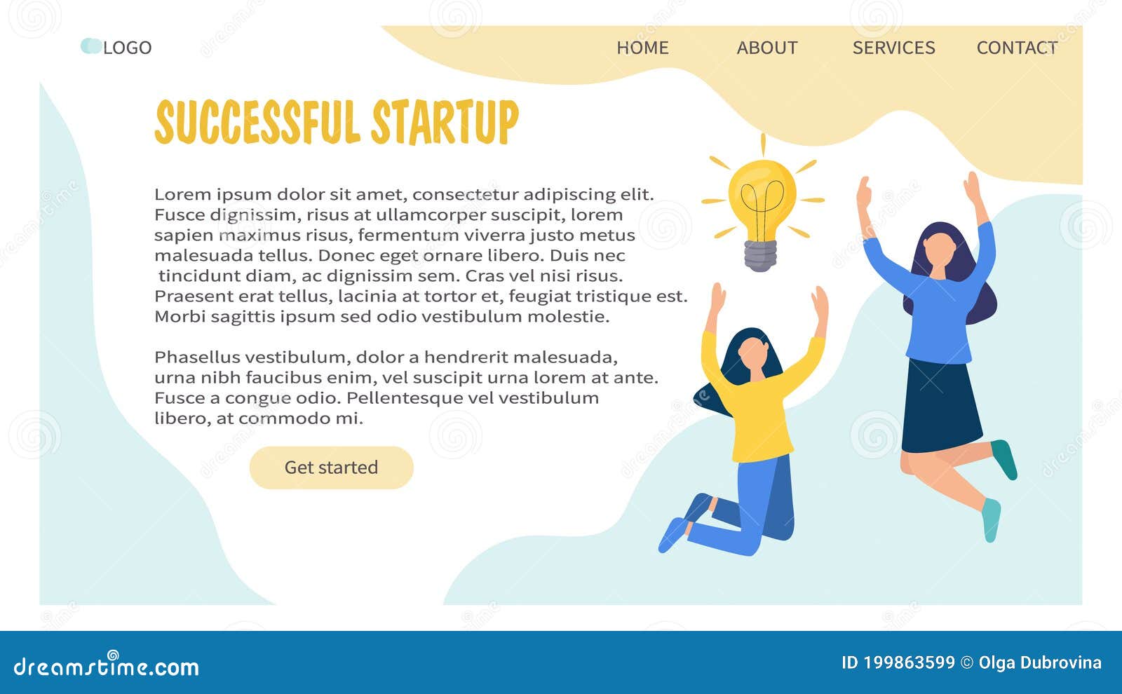 Web Banner Design Template. Vector Illustration with. Creative and ...