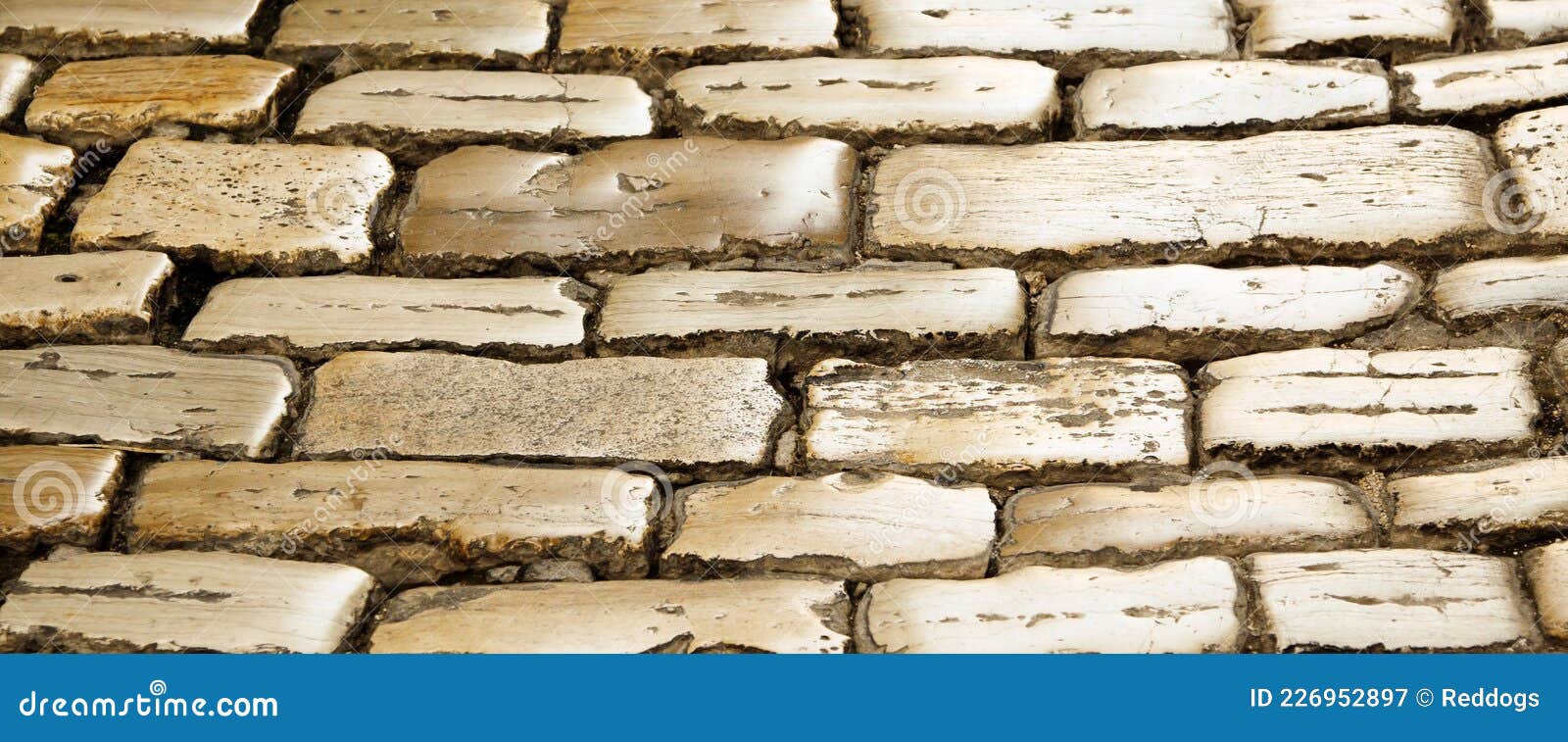 Web Banner of Old Golden Stone Pathway Stock Image - Image of stone ...