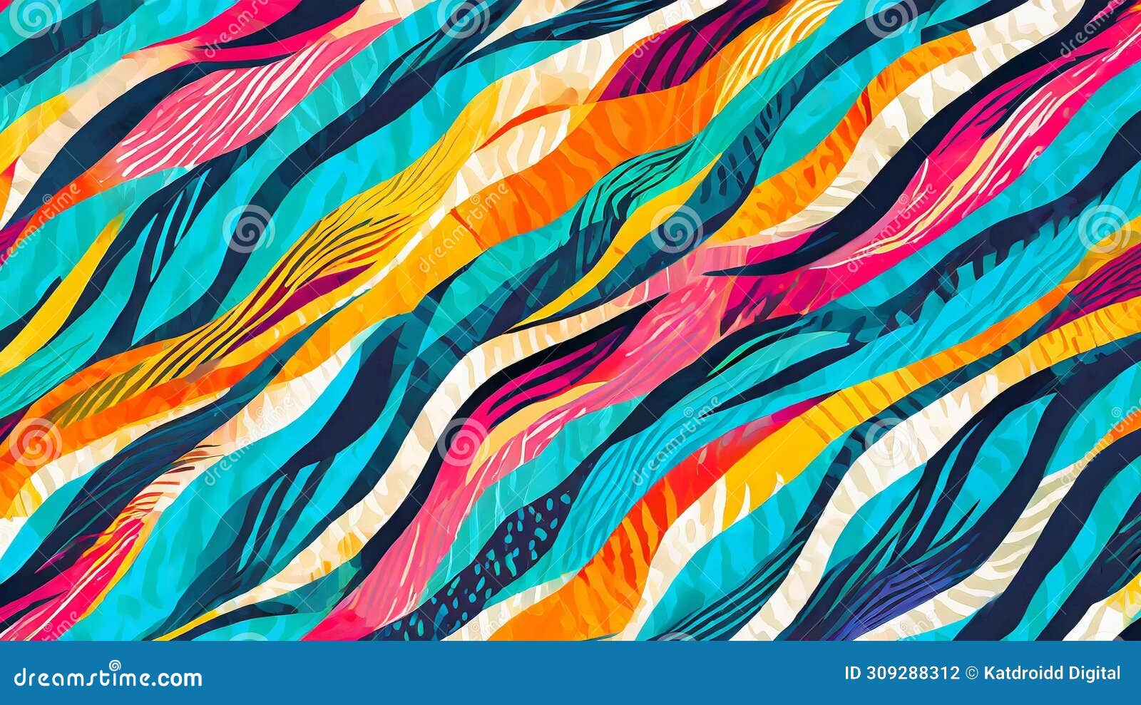Web Banner 16:9 Ratio - a Repeating Abstract Pattern of Zebra Stripes ...