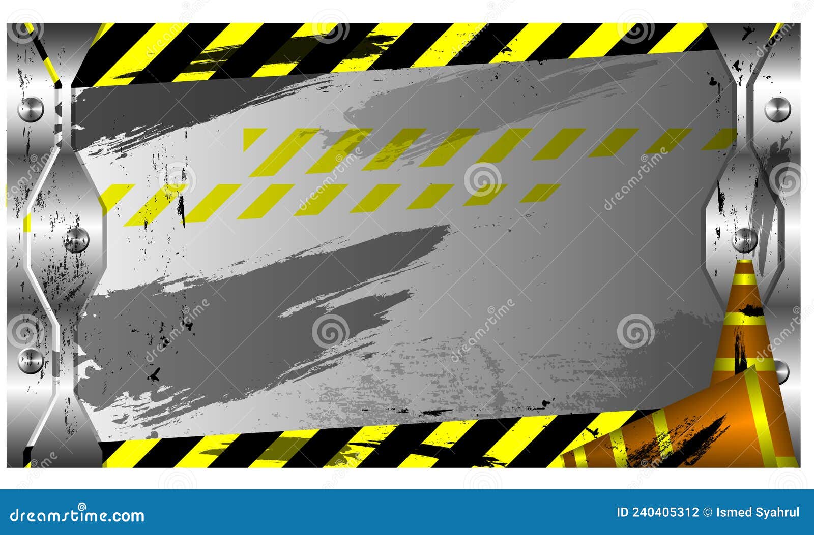 Web Banner Slide Presentation with Asphalt Road Construction Theme ...