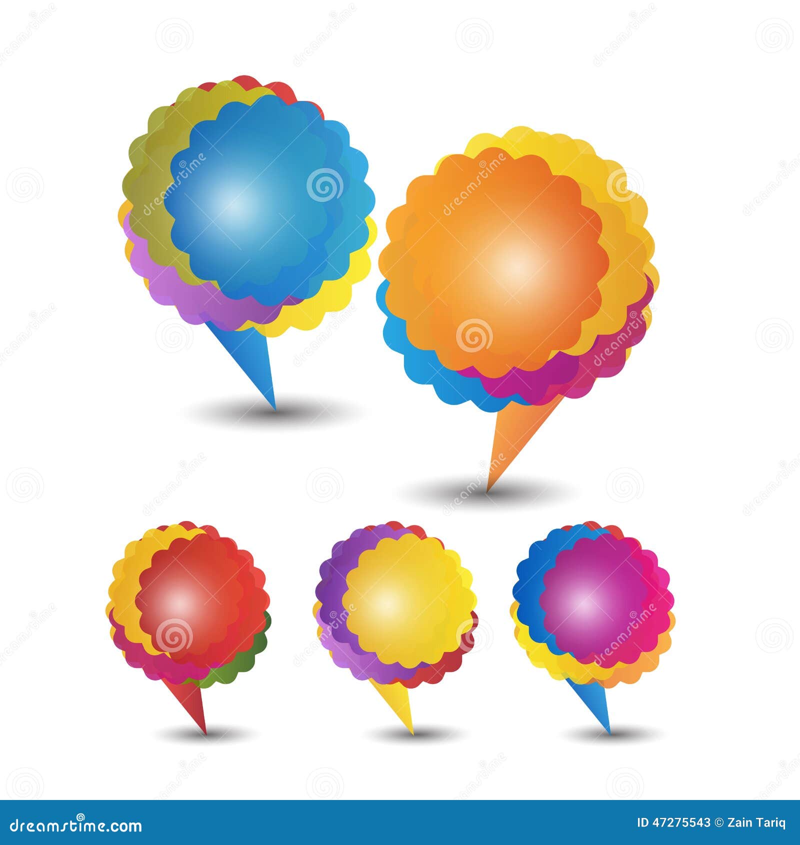 Web Banner,stickers,speech Bubble Stock Vector - Illustration of design ...