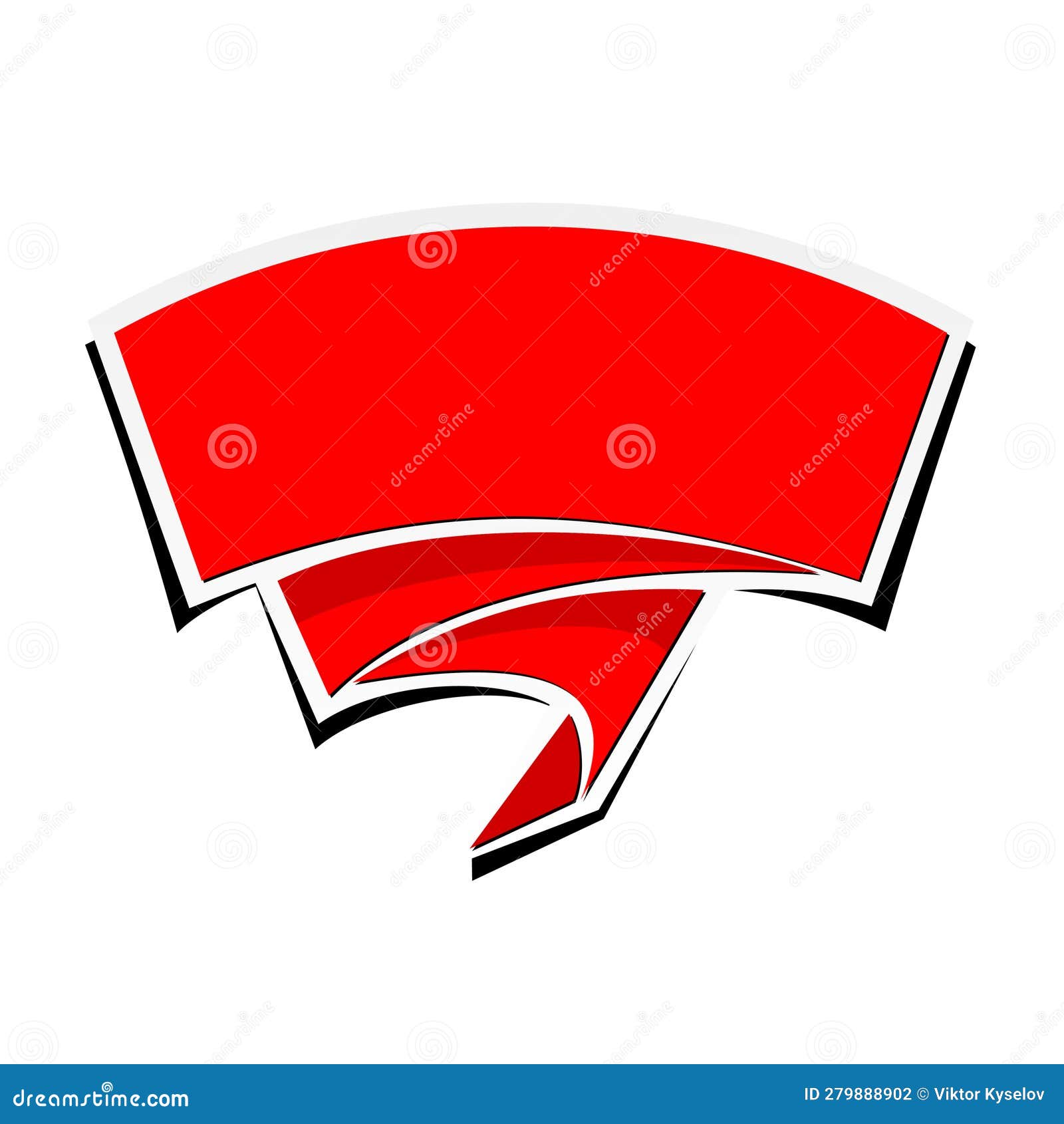 Web Banner Template for Text Stock Vector - Illustration of sticker ...