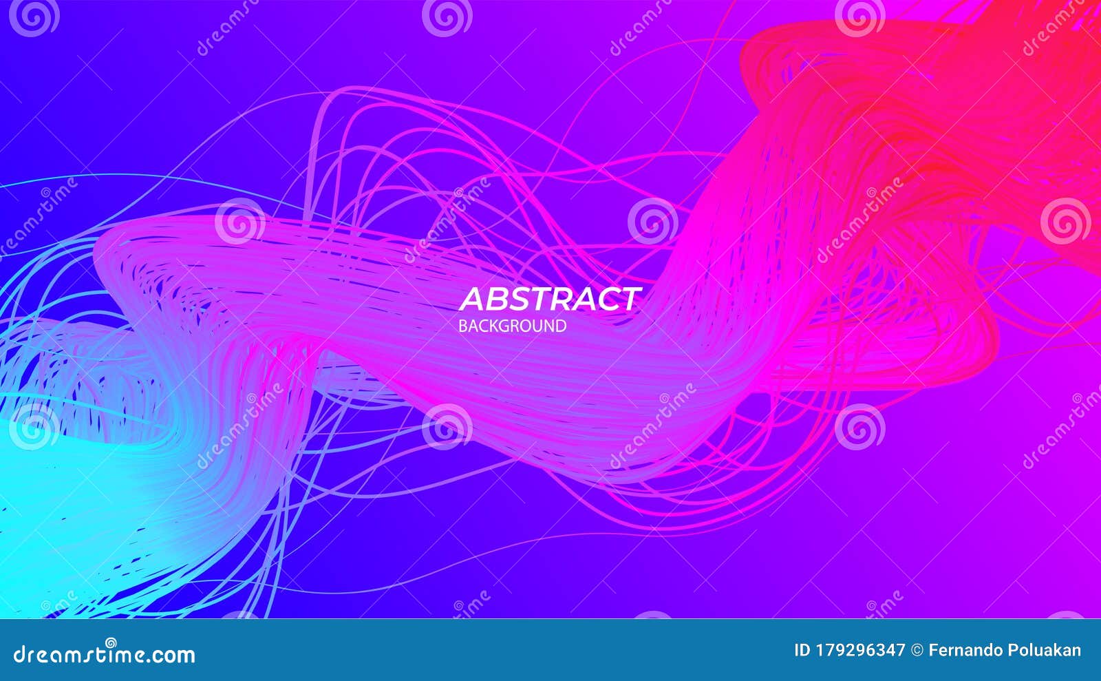 Web Banner Template Gradient Abstract Background, with Line Stock ...