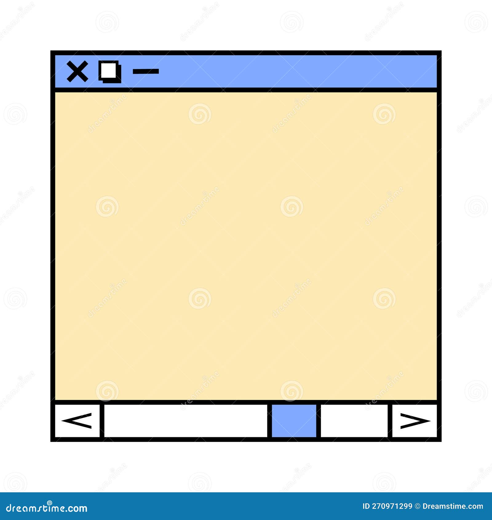 Web Banner Template in Retro Computer Interface Style. Retrowave Design ...