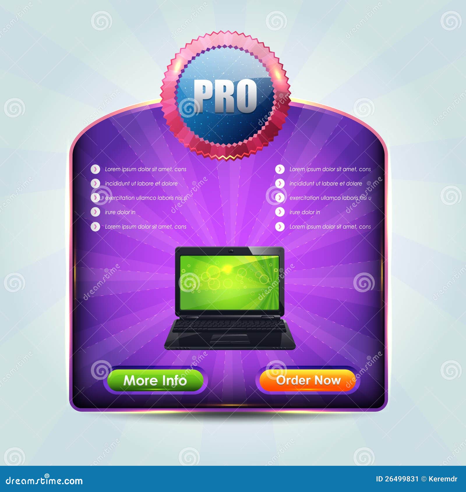 Web Banner Template Vector Design Stock Vector - Illustration of ...