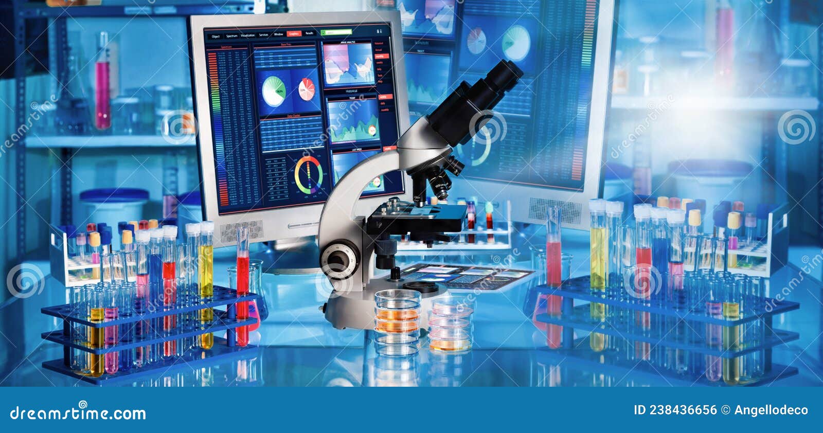 Banner With Research Binocular, A Low Magnification Microscope For ...