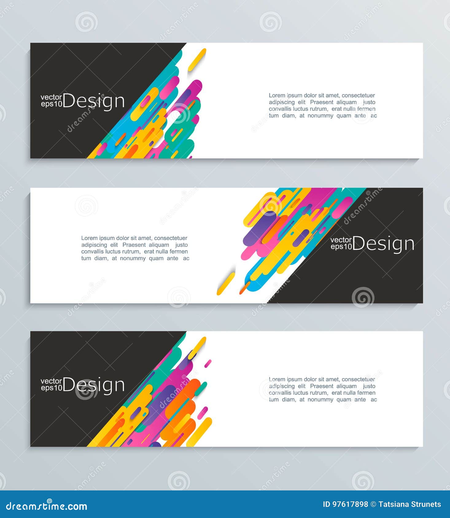 Web Banner for Your Design, Header Template. Stock Vector ...