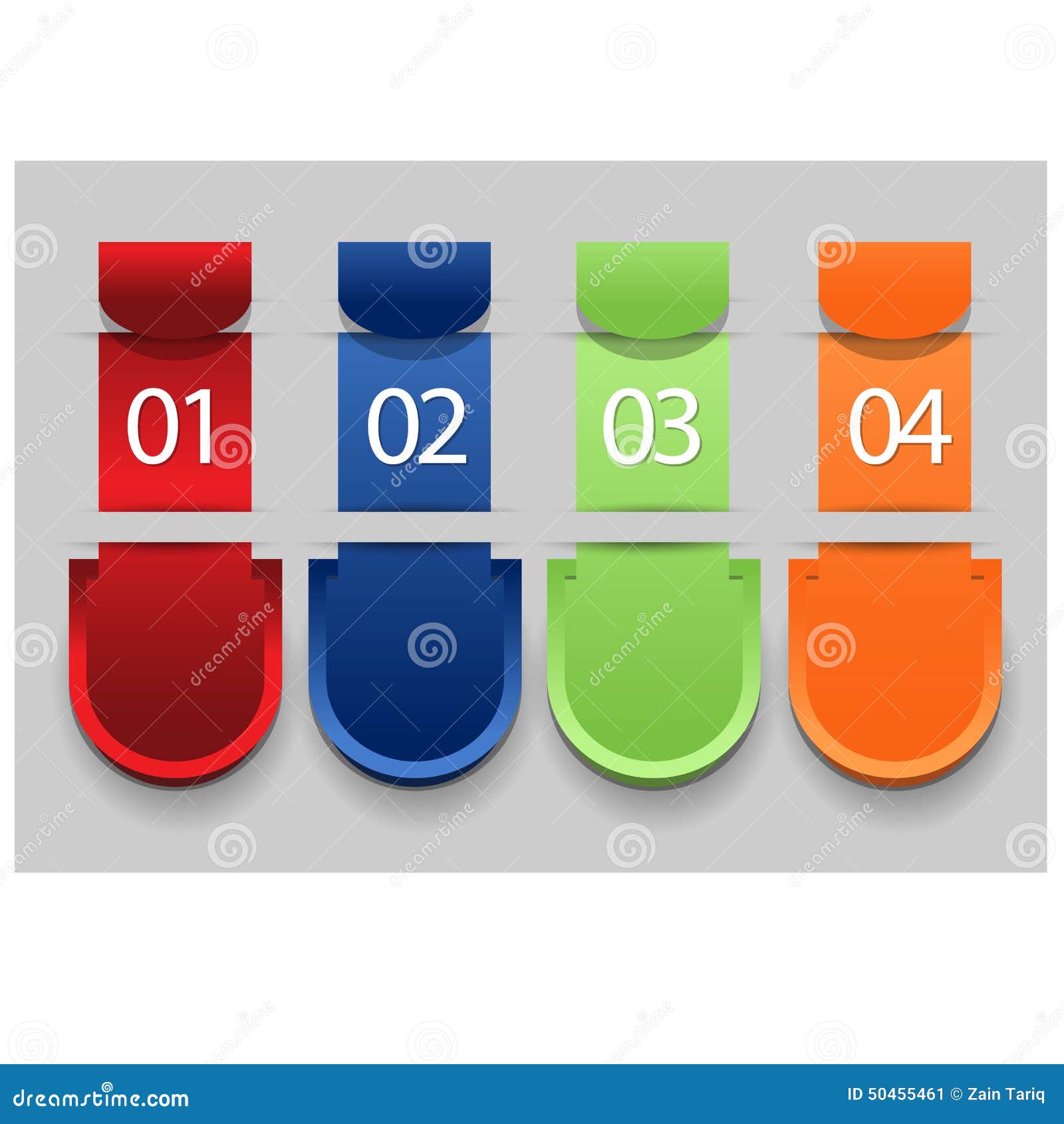 Web banners in numbers.Eps stock vector. Illustration of elements ...