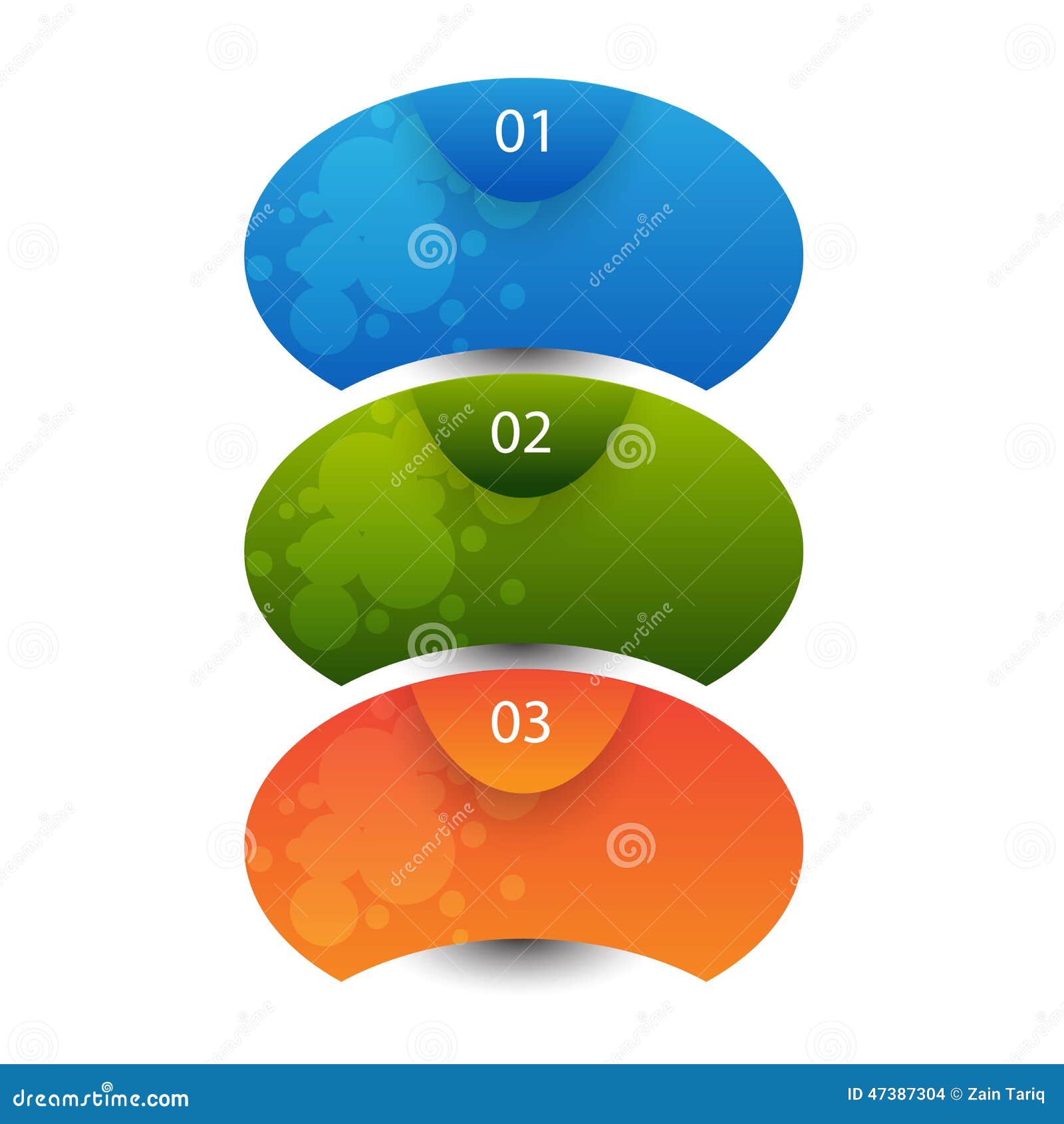 Web banners in numbers stock vector. Illustration of leaflet - 47387304