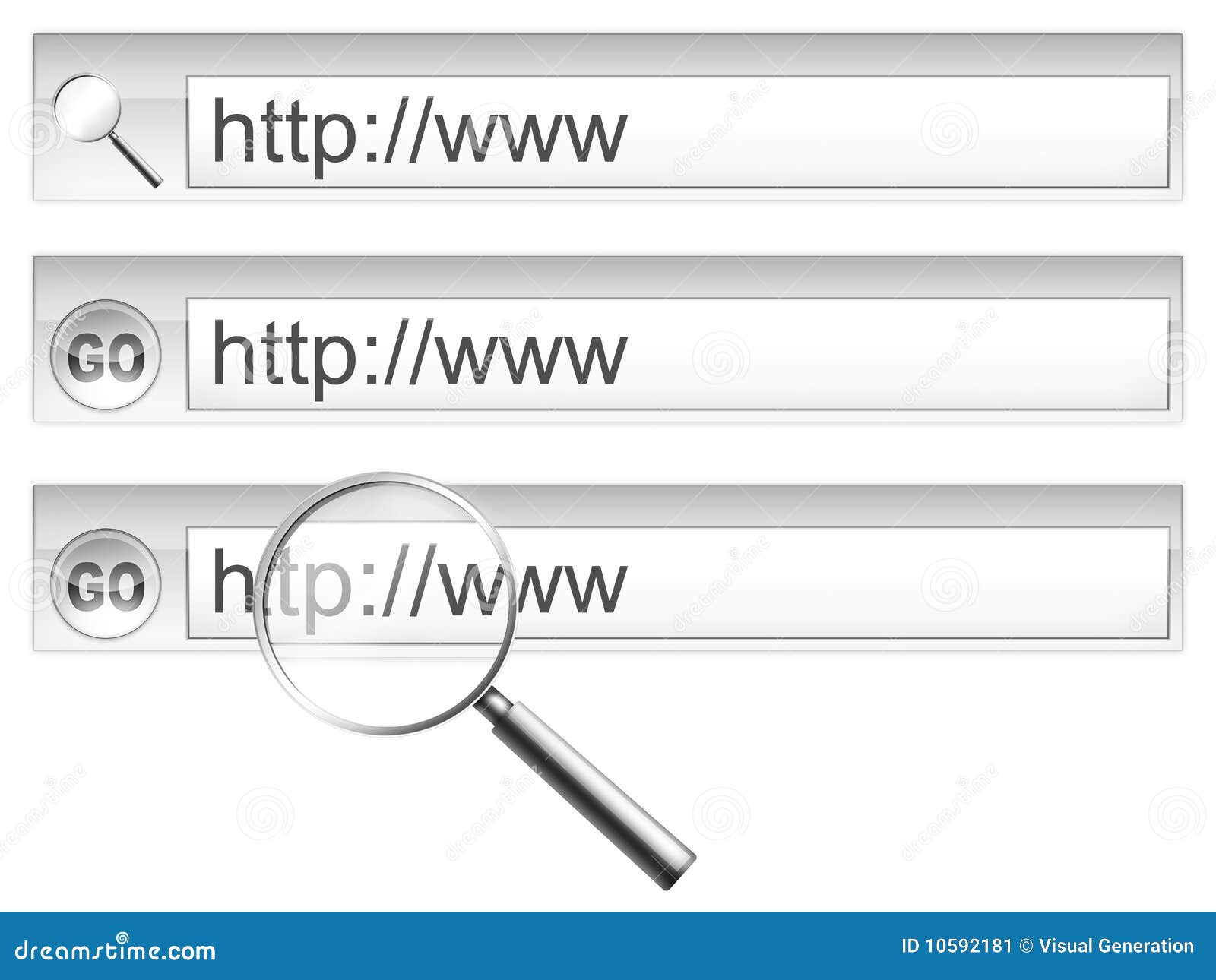 Web Bar stock illustration. Illustration of concepts - 10592181