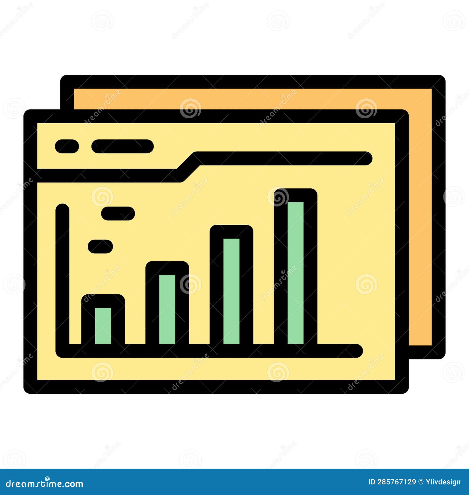 Web Benchmark Icon Vector Flat Stock Illustration - Illustration of ...