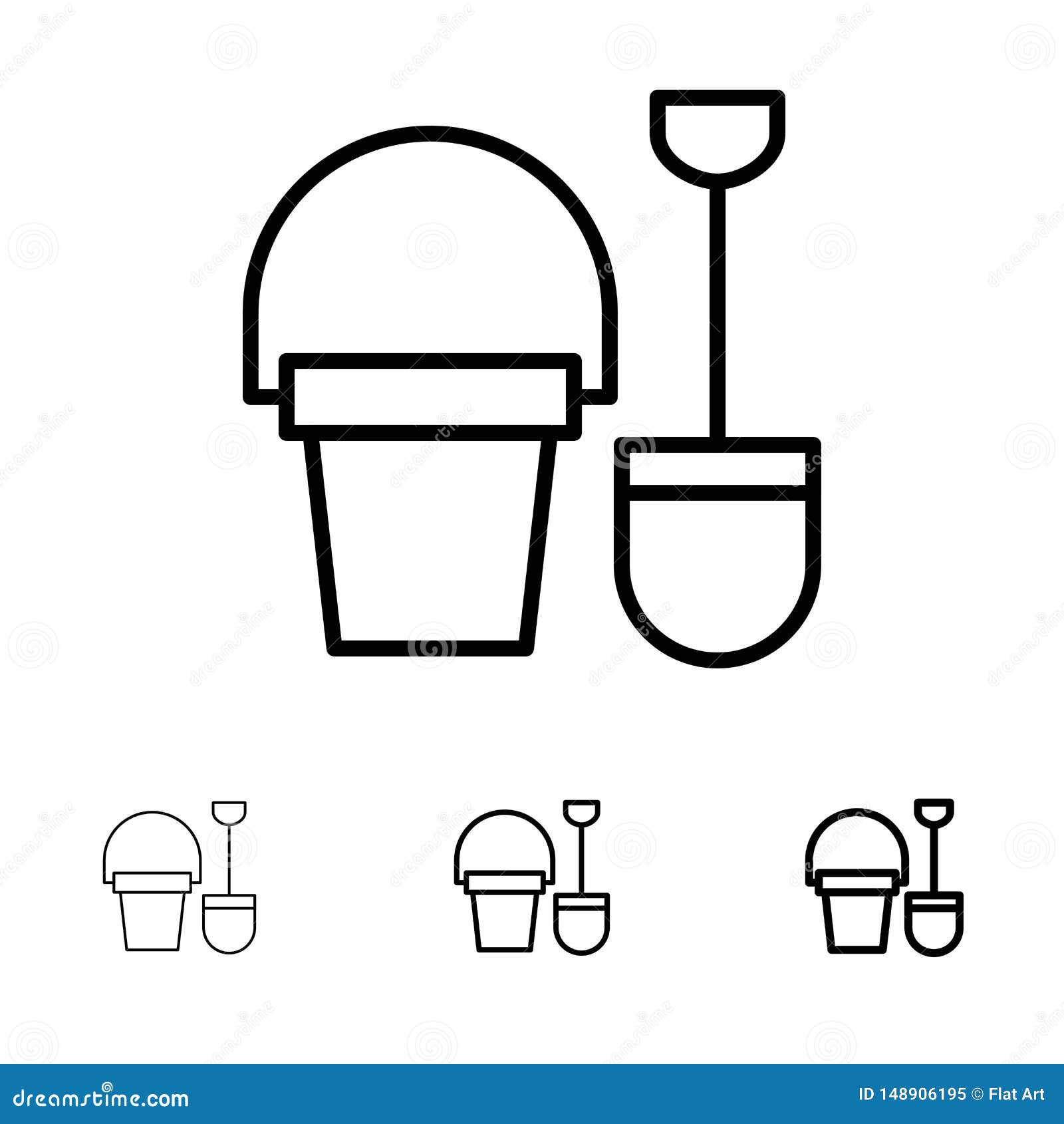 Web Bold and Thin Black Line Icon Set Stock Vector - Illustration of ...