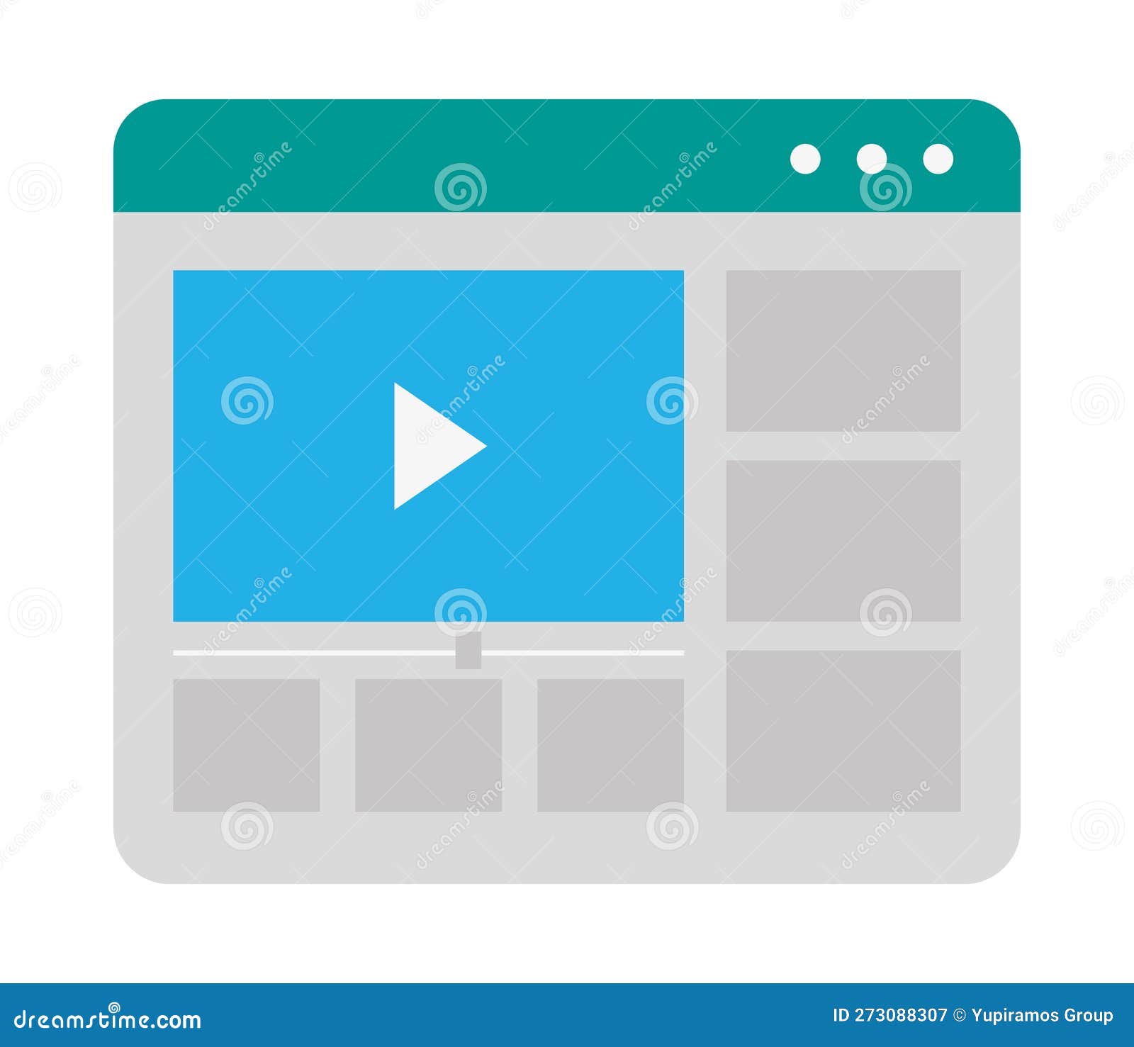 Web browser design stock vector. Illustration of success - 273088307