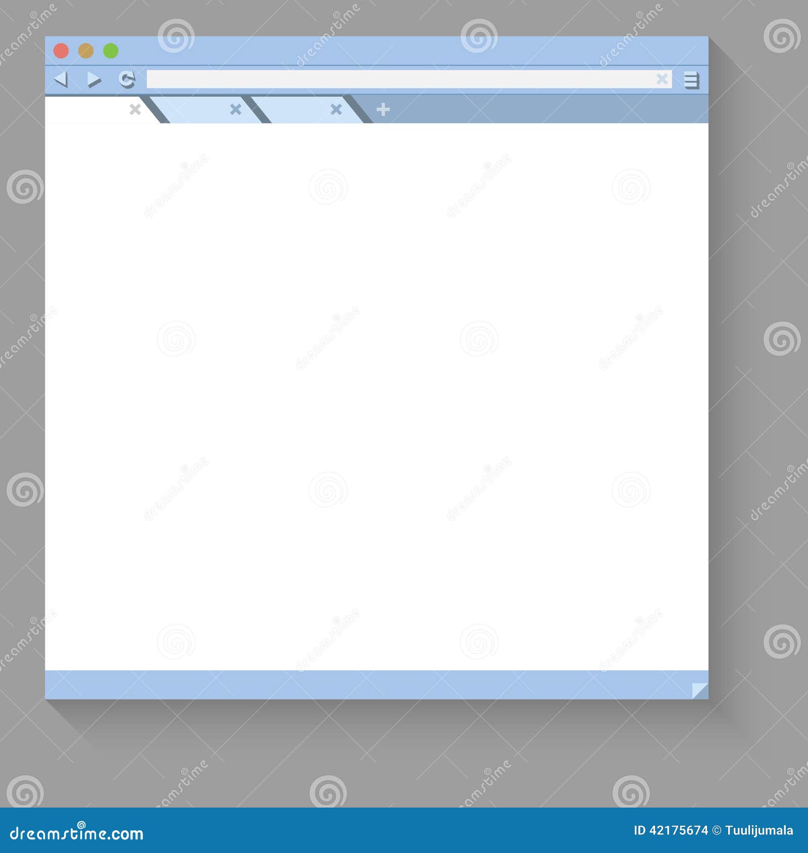 Web browser flat template stock vector. Illustration of computer - 42175674