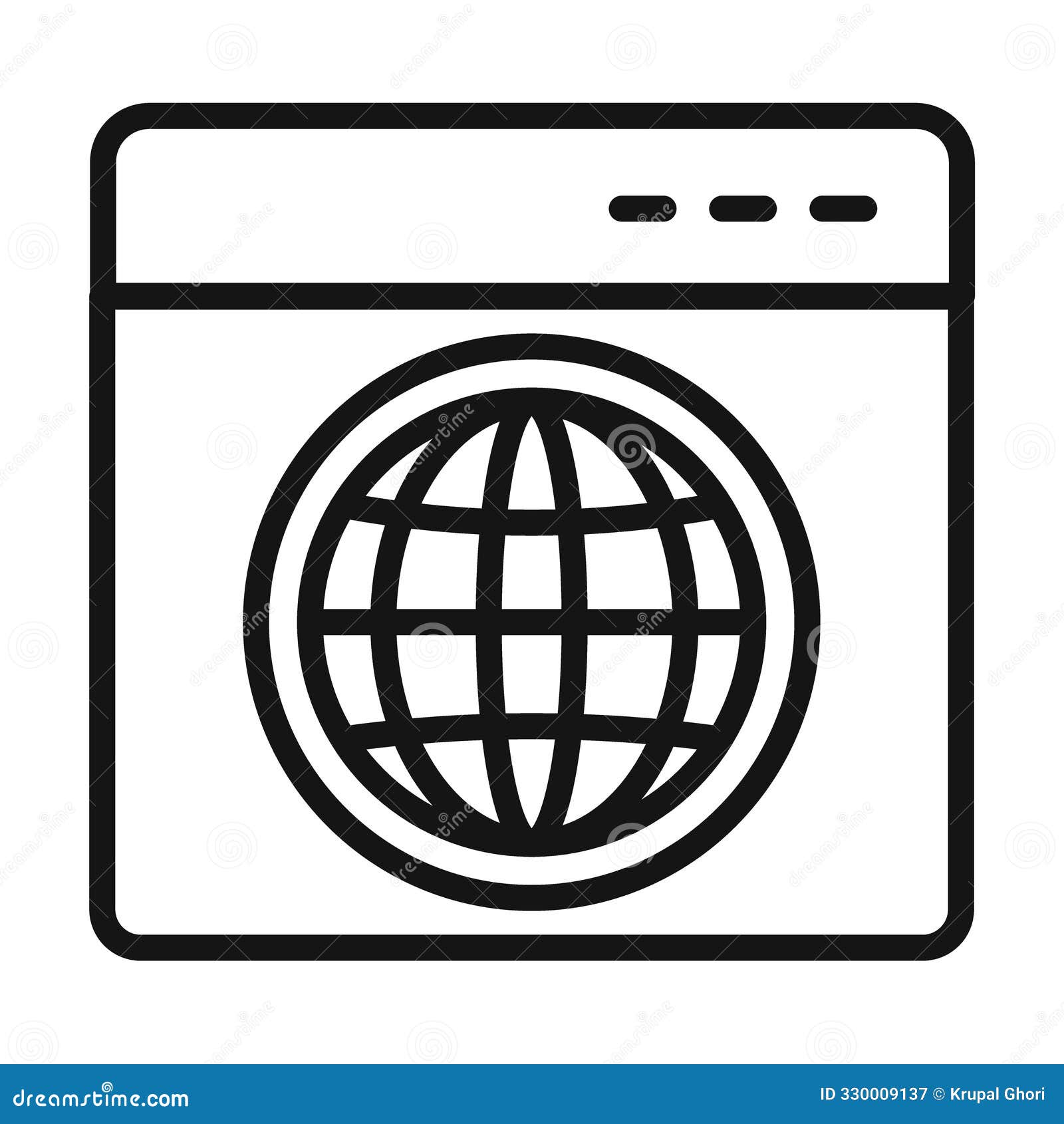 Web Browser Icon Ideal for Internet Browsing and Online Navigation ...