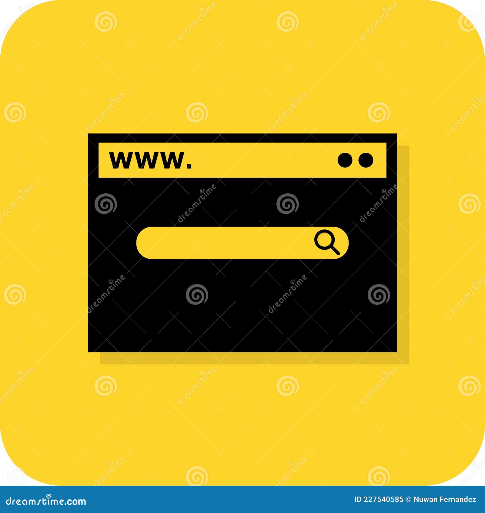 Web Browser Icon. Internet Explore Sign. Homepage of Website. Browsing ...