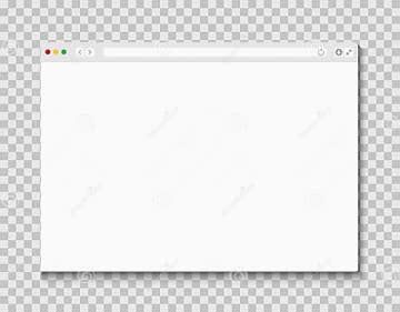 Web Browser Window. Computer or Internet Frame Template Design of Flat ...