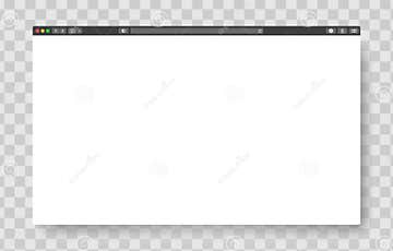 Web Browser Window. Vector. Computer Internet Page Interface Template ...