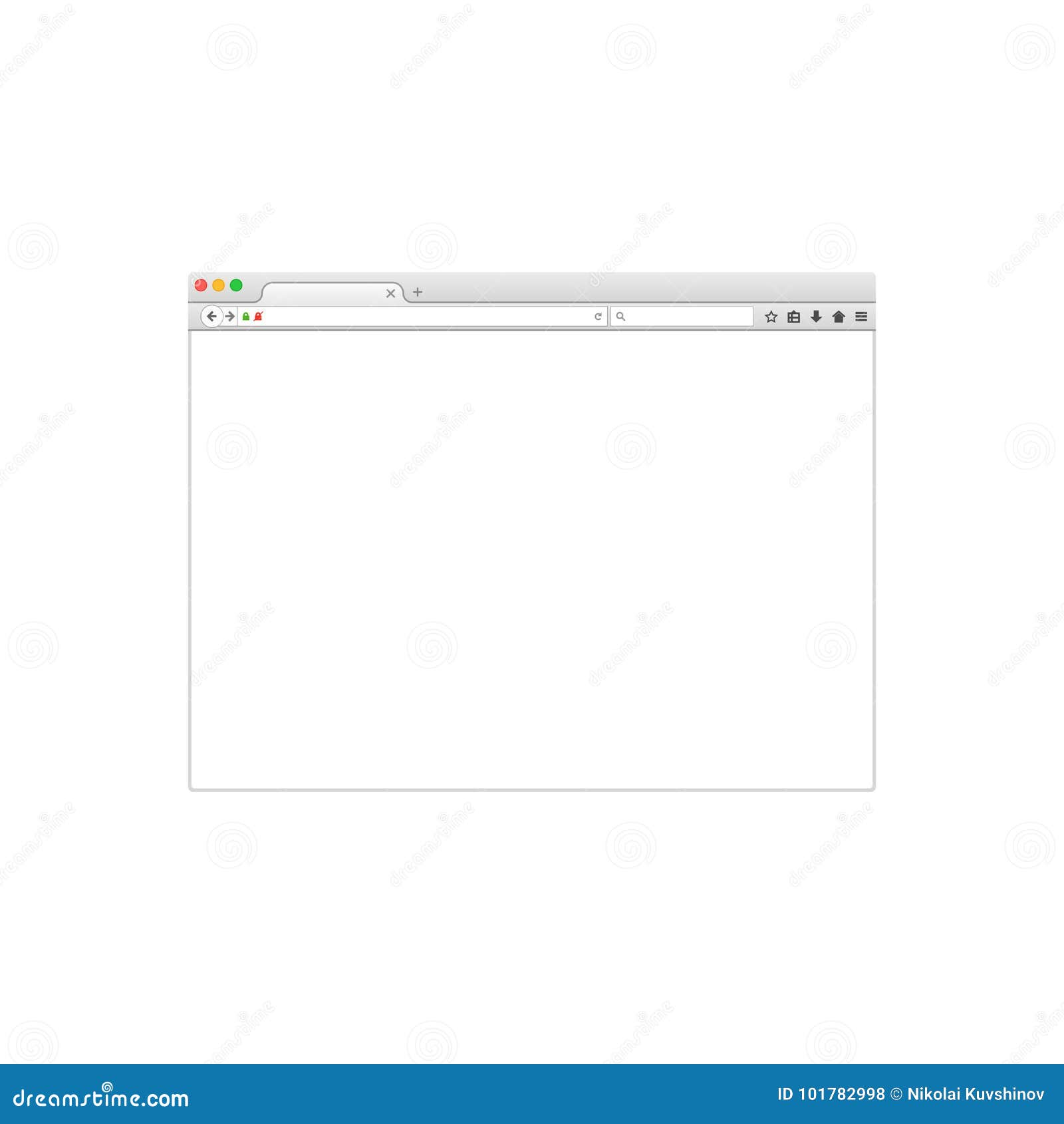 Web Browser Window Vector Illustration. Vector Flat Style Stock Vector ... Web Browser Window Vector Illustration. Vector Flat Style Stock Vector ...