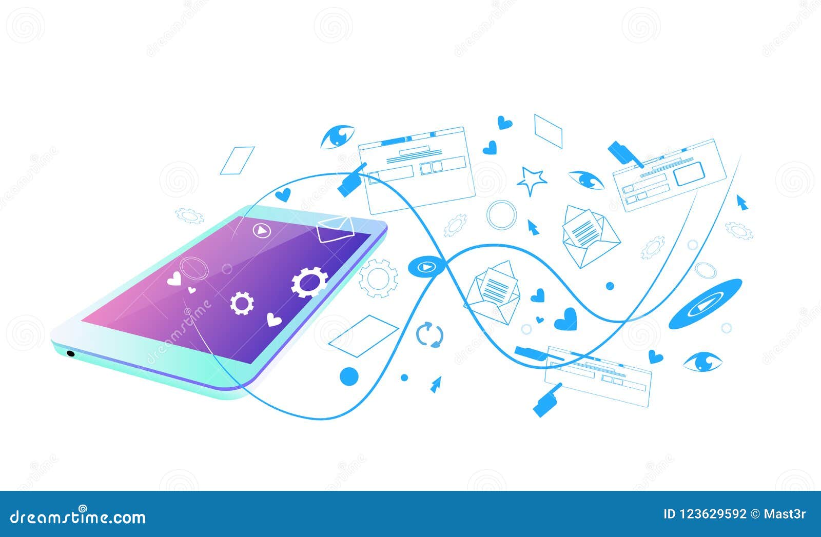 Web Browsing Mobile App Screen Synchronization Online Application ...