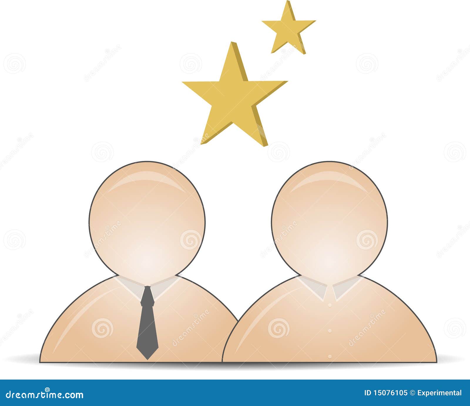 Web buddy icons with stars stock vector. Illustration of gathering ...