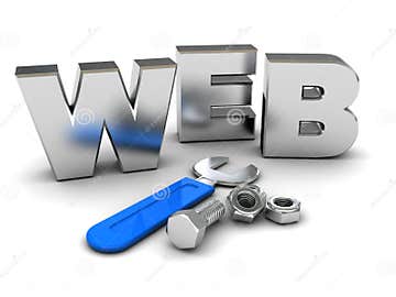 Web building stock illustration. Illustration of structure - 12704733