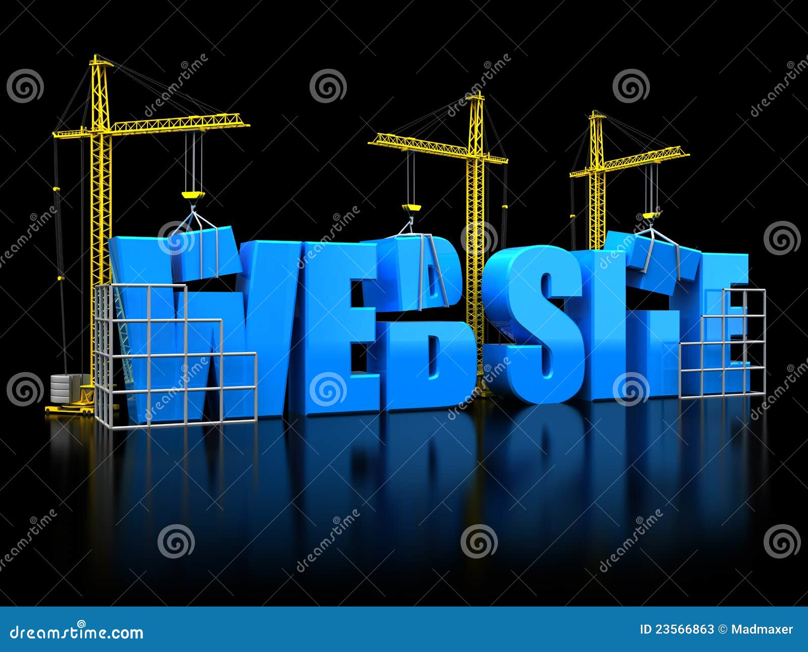 Web building stock illustration. Illustration of network - 23566863