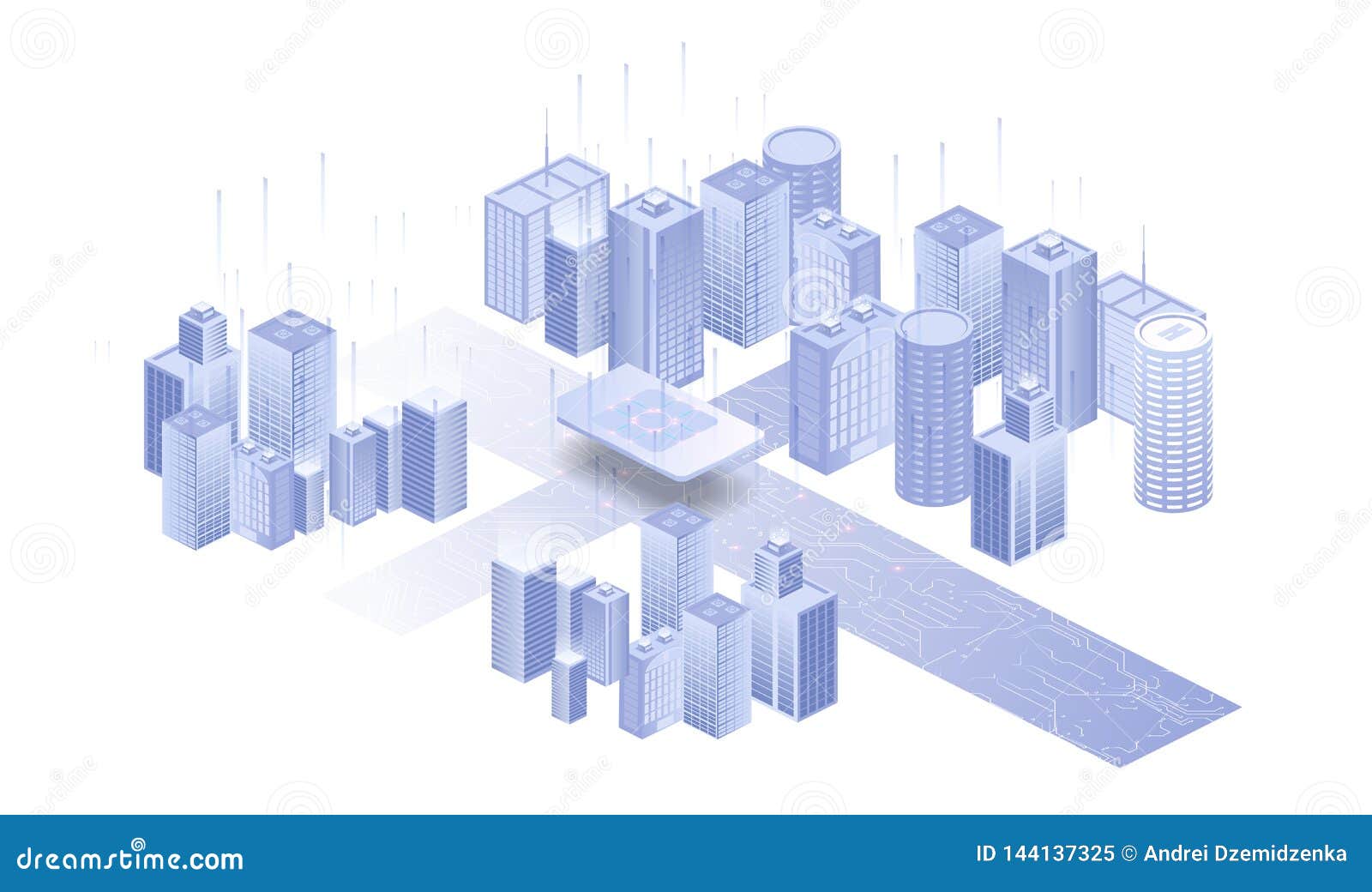 Embedded SIM Concept. New Mobile Communication Technology. Cartoon ...