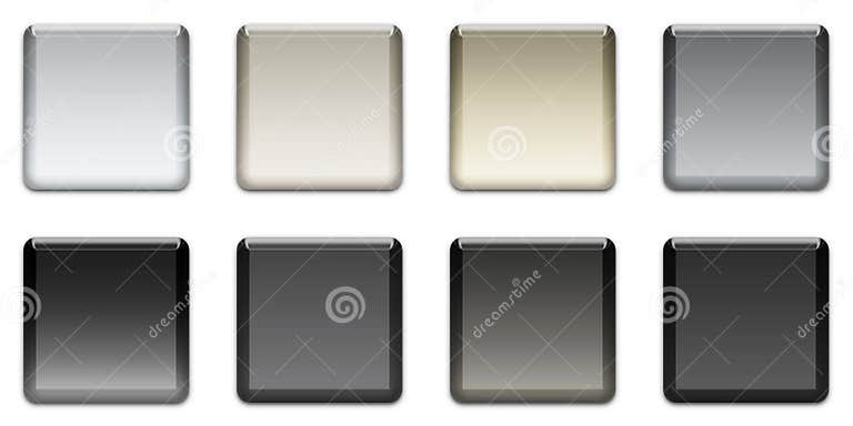 Web Button stock illustration. Illustration of grey, white - 4012427