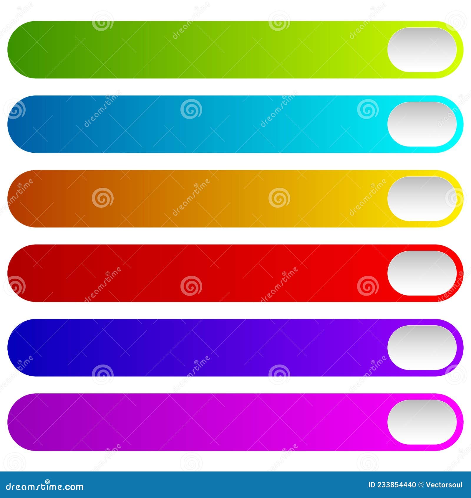 Web Button, Banner, Plaque, Bar Design Element for Your Text Message ...