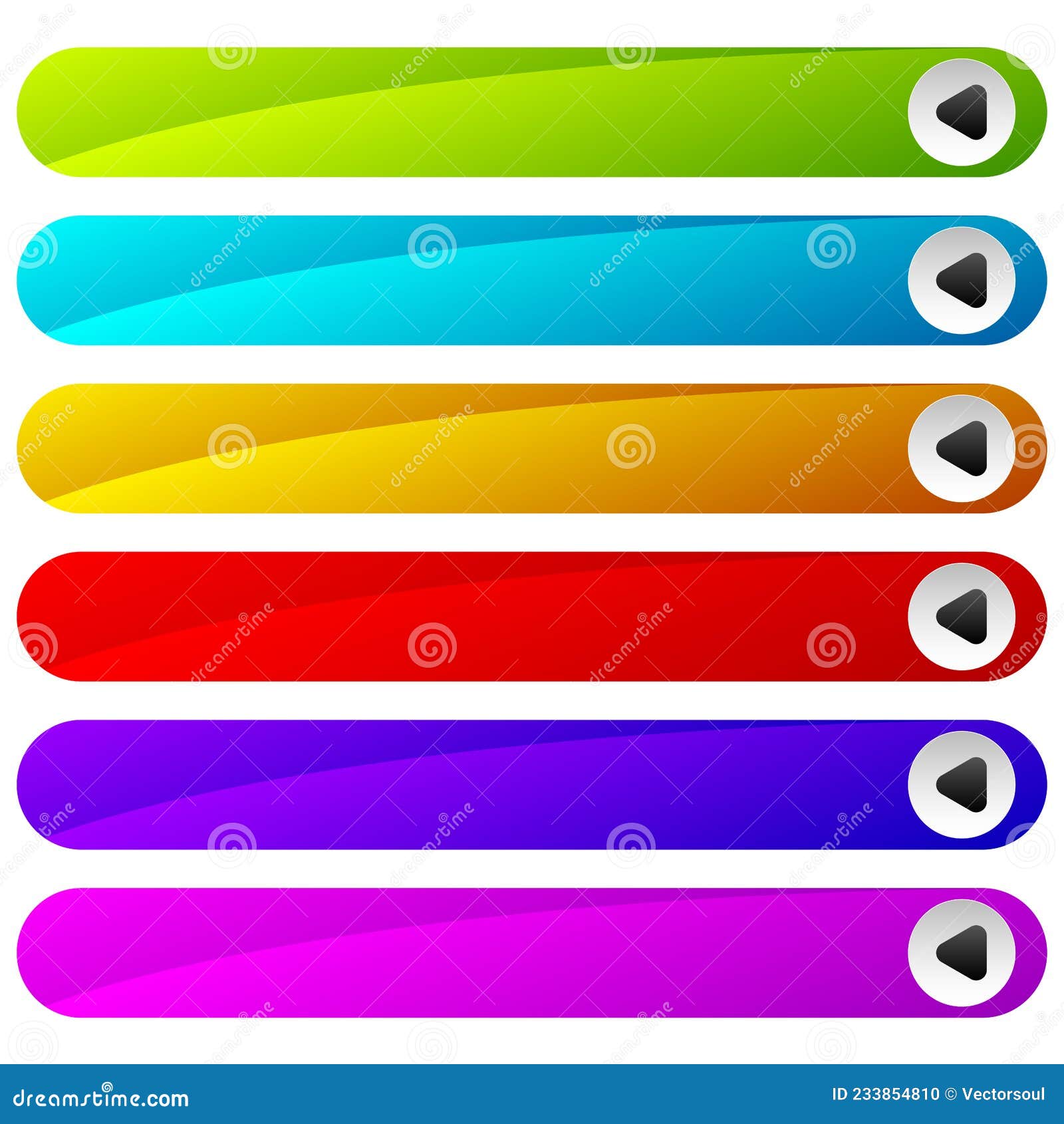 Web Button, Banner, Plaque, Bar Design Element for Your Text Message ...