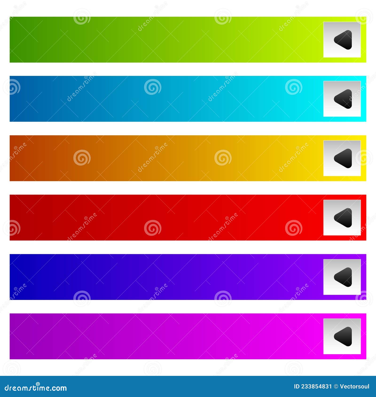 Web Button, Banner, Plaque, Bar Design Element for Your Text Message ...