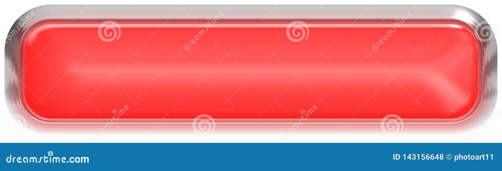 Web Button 3d - Red Glossy Realistic with Metal Frame, Easy To Expand ...