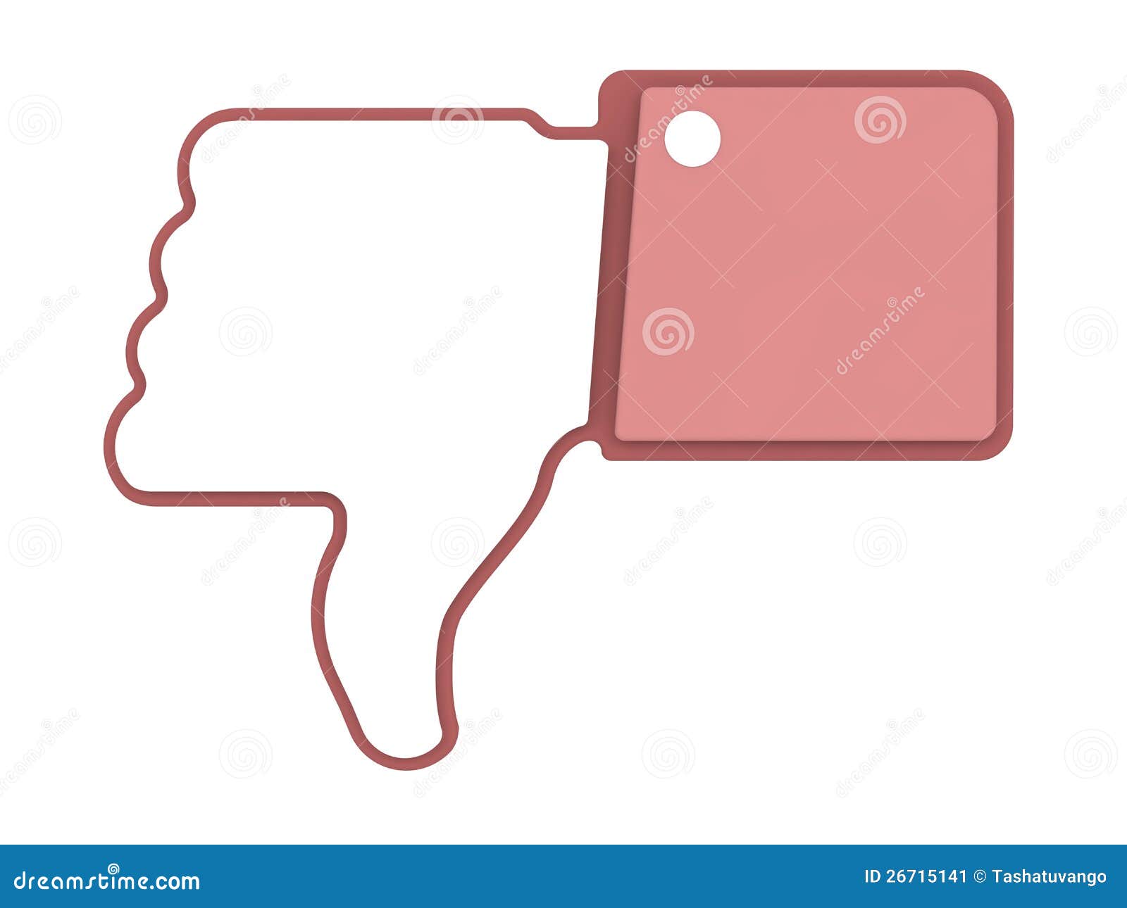 Web Button Dislike. Isolated on White Background. Editorial Photo ...