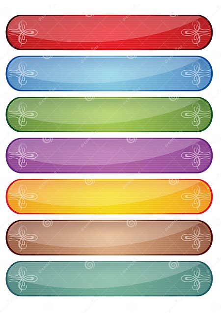 Web button elements stock vector. Illustration of computer - 7370077