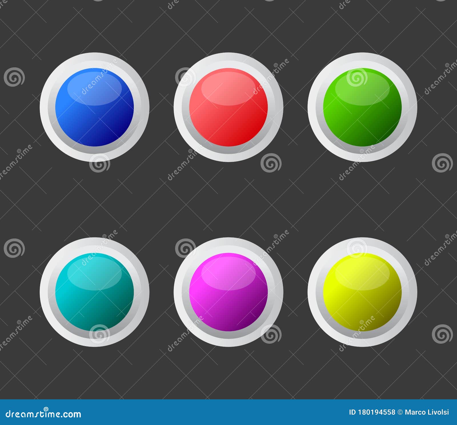 Web Button Icon Illustrated in Vector on White Background Stock ...