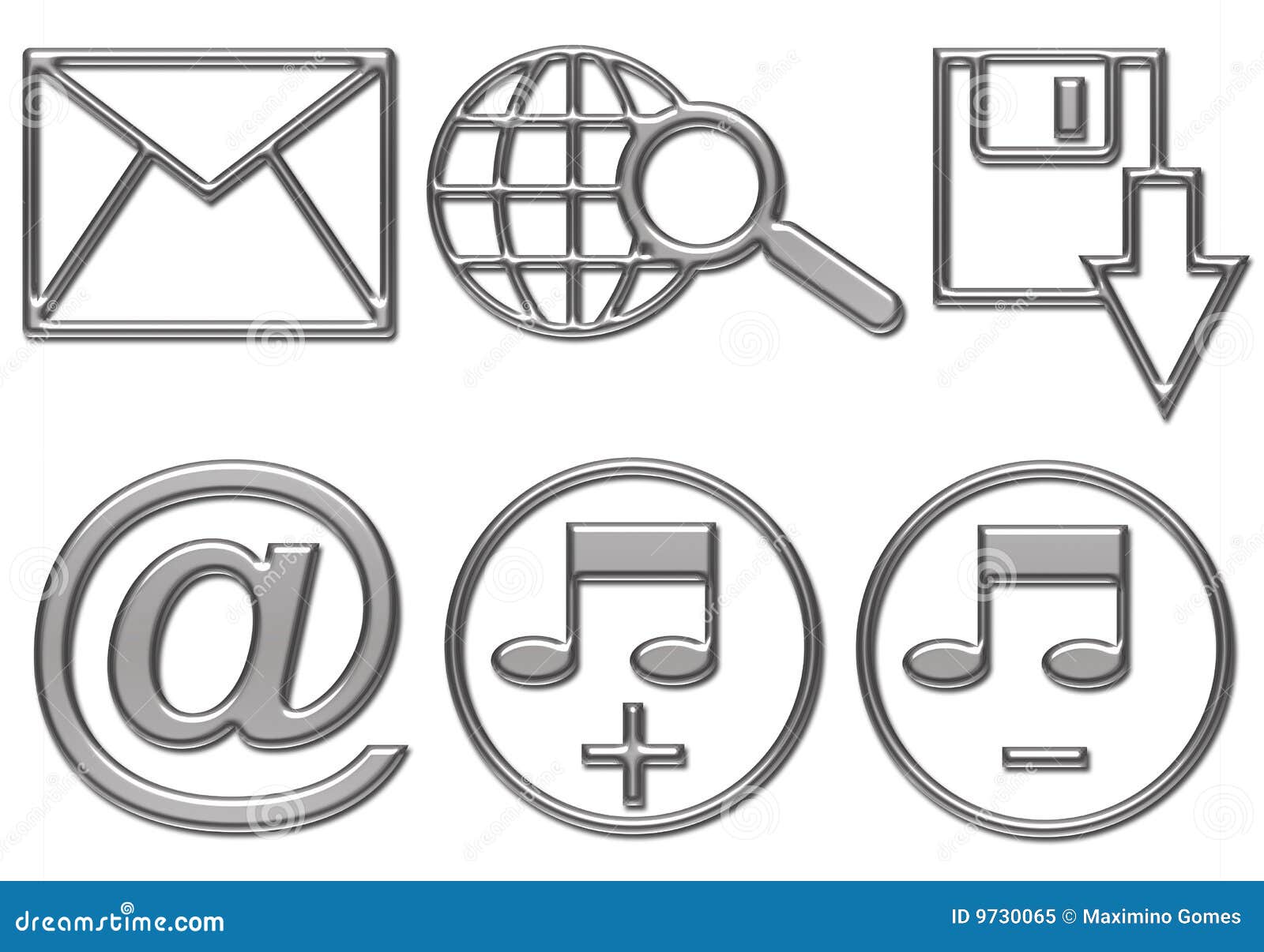 Web button icons are ready stock illustration. Illustration of gray ...