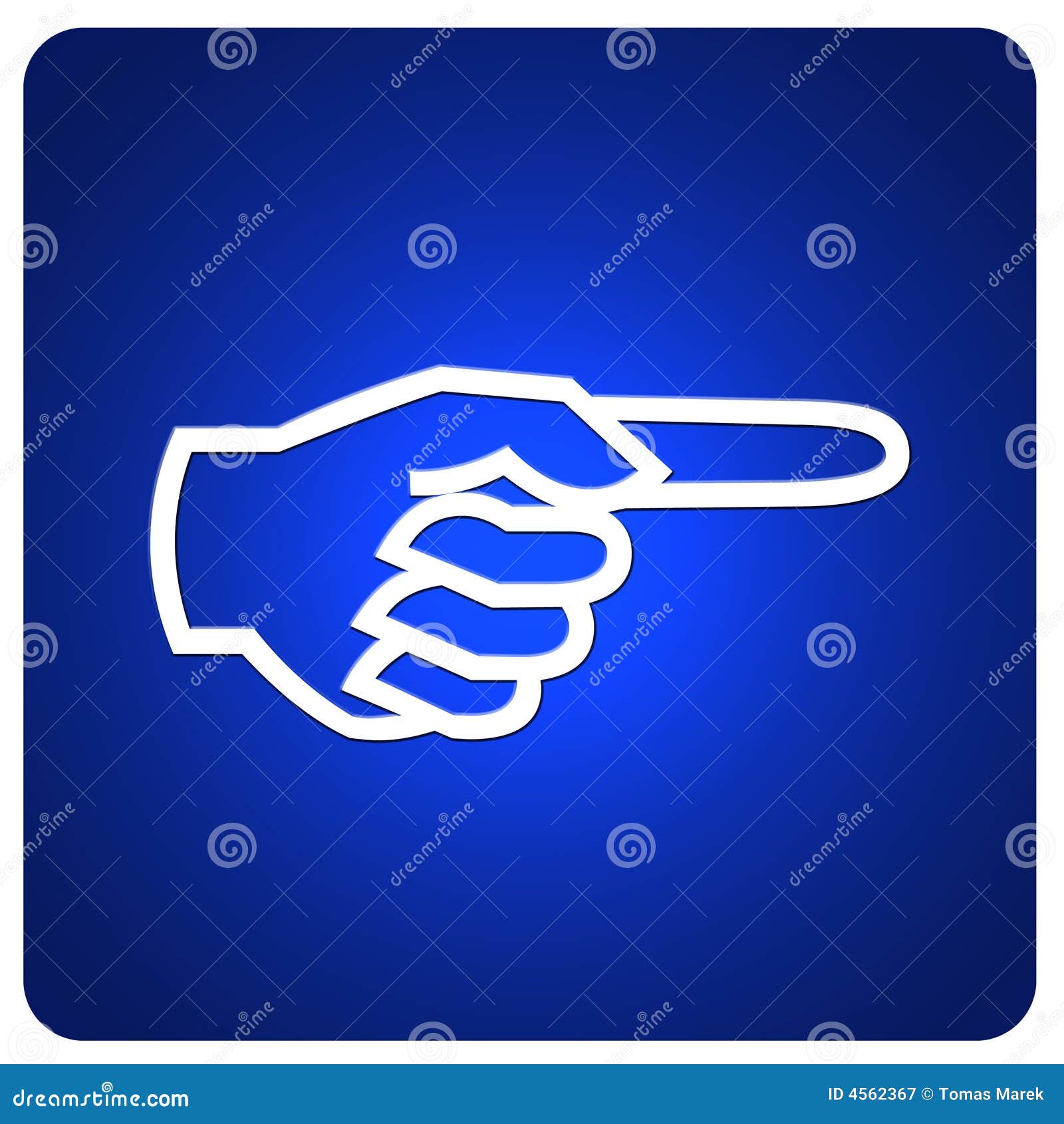 Web Button with Next Symbol Stock Illustration - Illustration of button ...