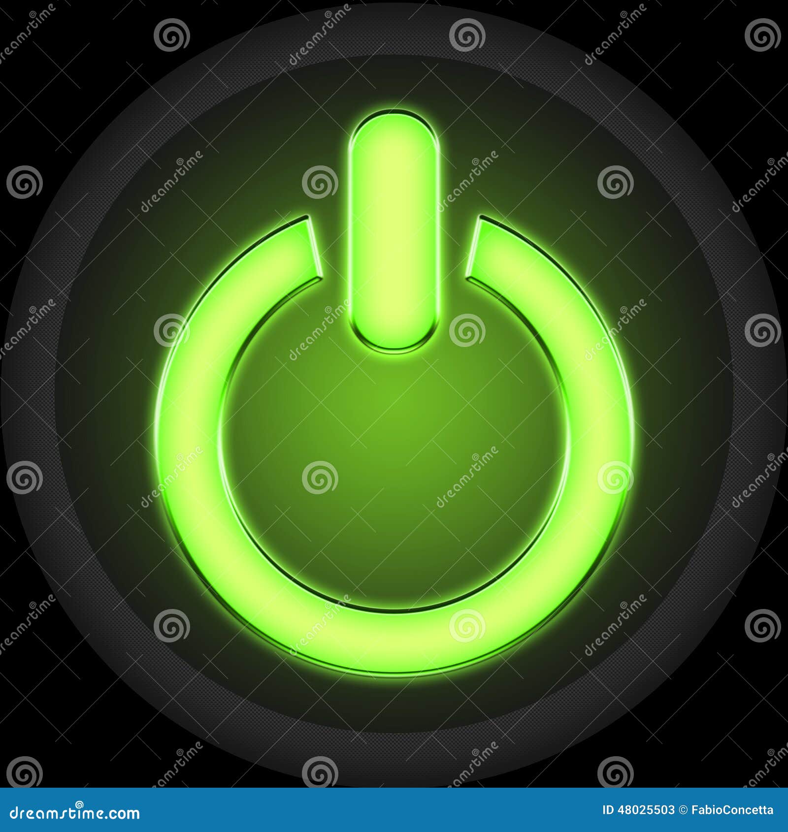 Web button on off stock illustration. Illustration of computer - 48025503